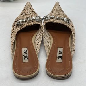 BiBi | Shoes | Bibi Lou Anthropologie Pointy Rope Mule Slip On Loafer ...